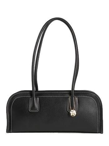 LAURA DI MAGGIO Leather Shoulder Bag - Black