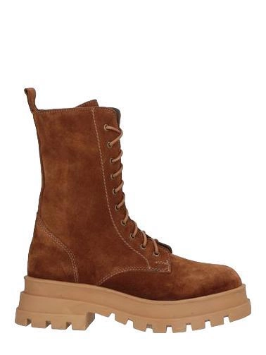 INUOVO Lace-up Suede Ankle Boots - Tan