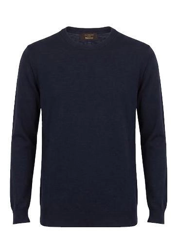 SLOWEAR Virgin Wool And Polyamide Crewneck Sweater - Blue