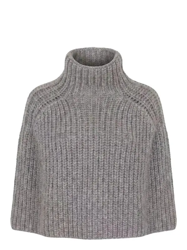 SA SU PHI Ribbed-knit Cashmere Sweater - Grey