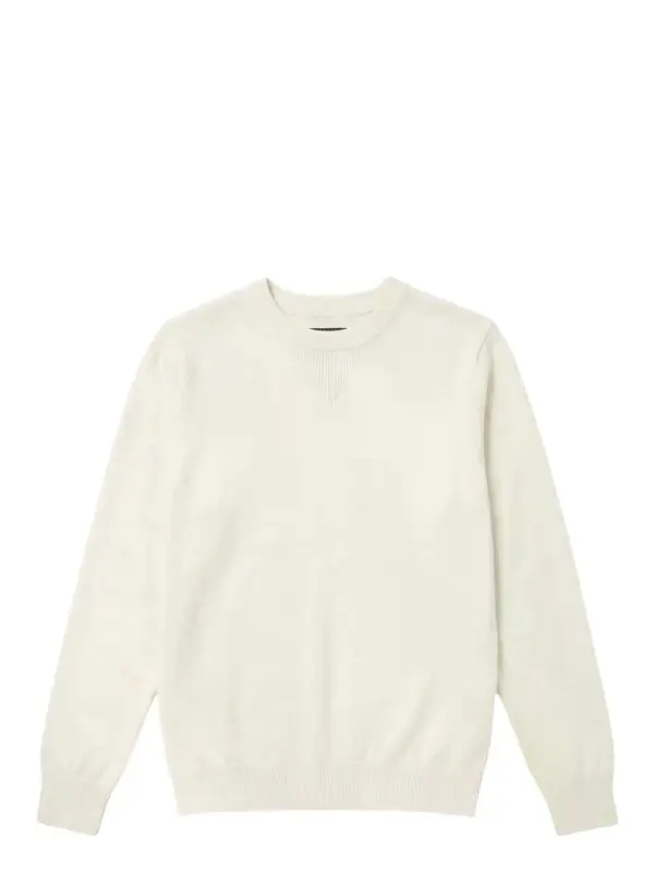 John Richmond Ribbed-trim Pullover - Neutrals