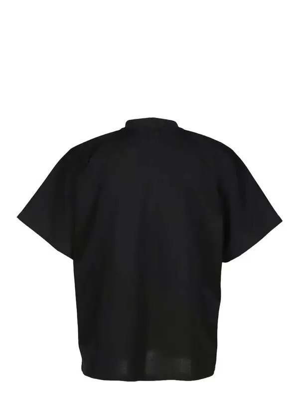 PROTOTYPES Laurel-print Crew-neck T-shirt - Black