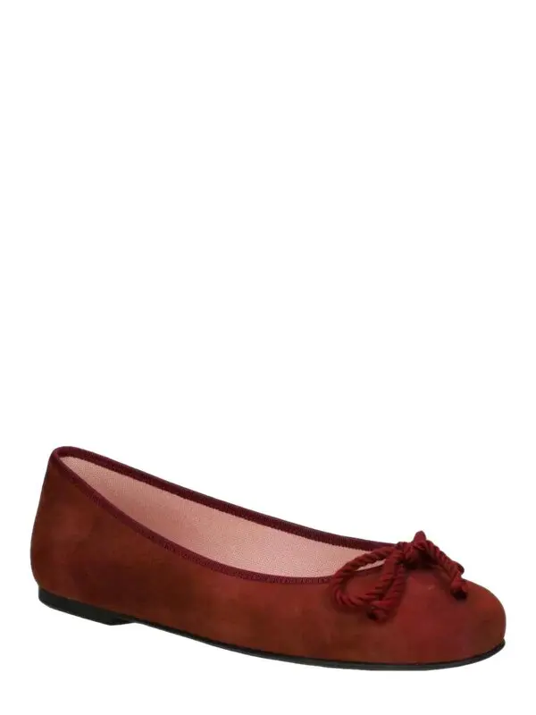 Pretty Ballerinas Rosario Suede Ballet Flats - Red