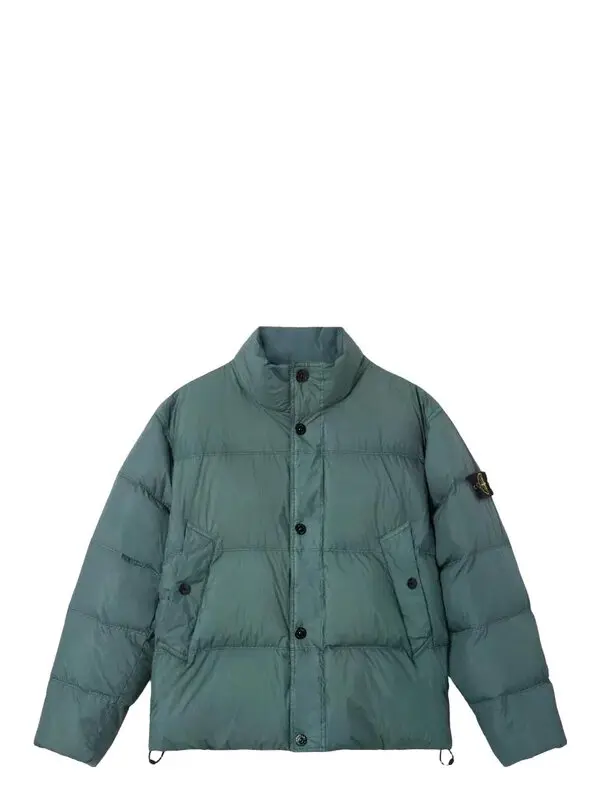Stone Island Crinkle Reps Ny Jacket - Green