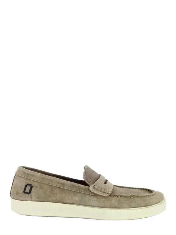 MONO Suede Penny Loafers - Neutrals