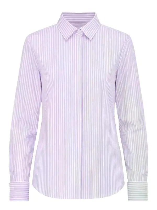 FAY Striped Long-sleeve Shirt - Pink