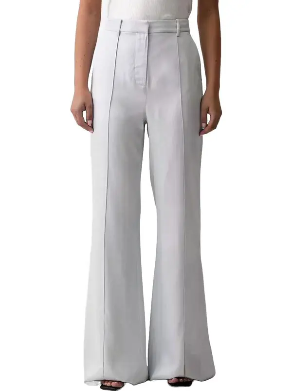 TRUSSARDI High-waisted Flared Trousers - Blue
