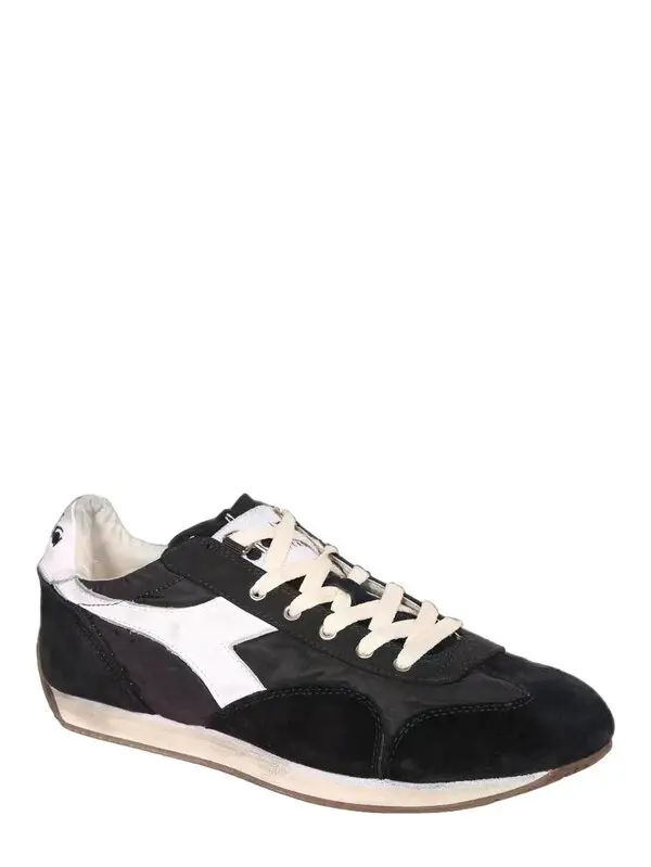 DIADORA Equipe Vela Sw Logo-patch Panelled Sneakers - Black