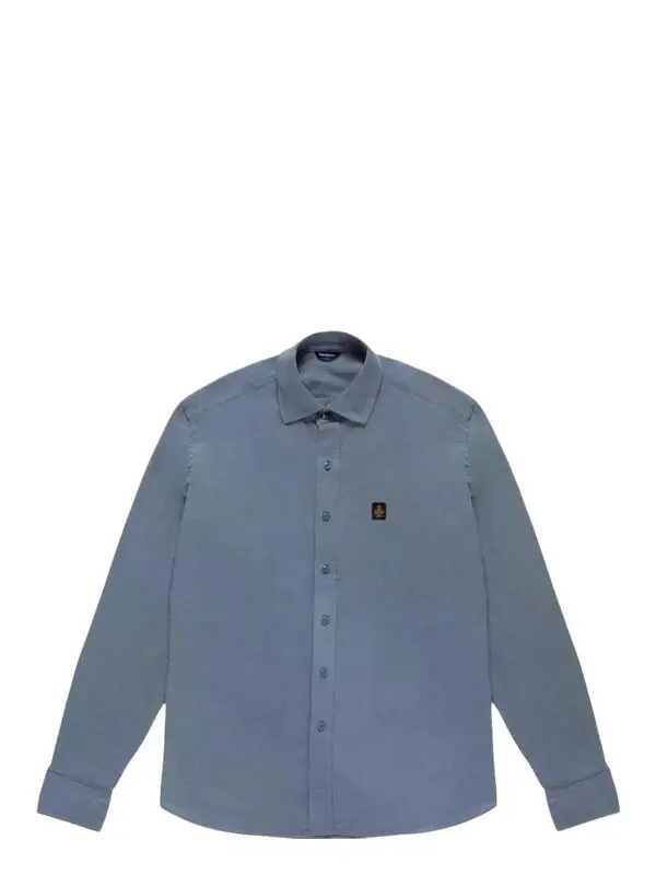 REFRIGIWEAR Cape May Logo-patch Shirt - Blue