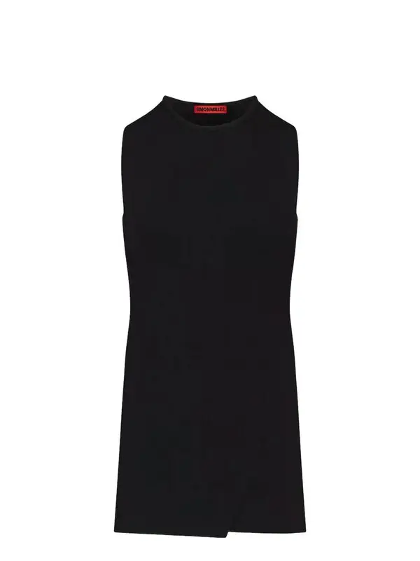 SIMONMILLER Dara Sleeveless Knit Top - Black