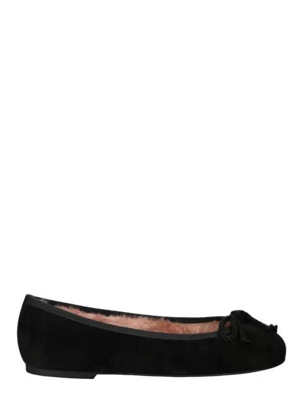 Pretty Ballerinas Rosario Bow-detail Ballet Flats - Black