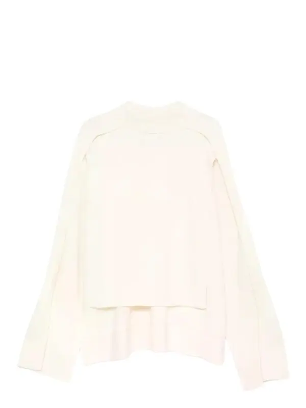 Source Unknown Noa Wool Sweater - Neutrals