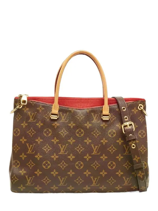 LOUIS VUITTON Monogram Pallas Shoulder Bag - Brown