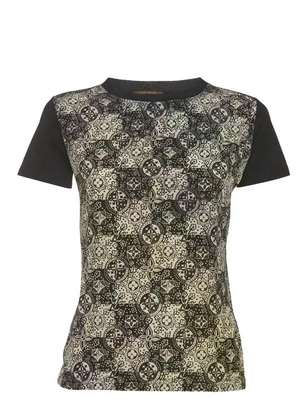 LOUIS VUITTON Monogram Short-sleeve T-shirt - Blue