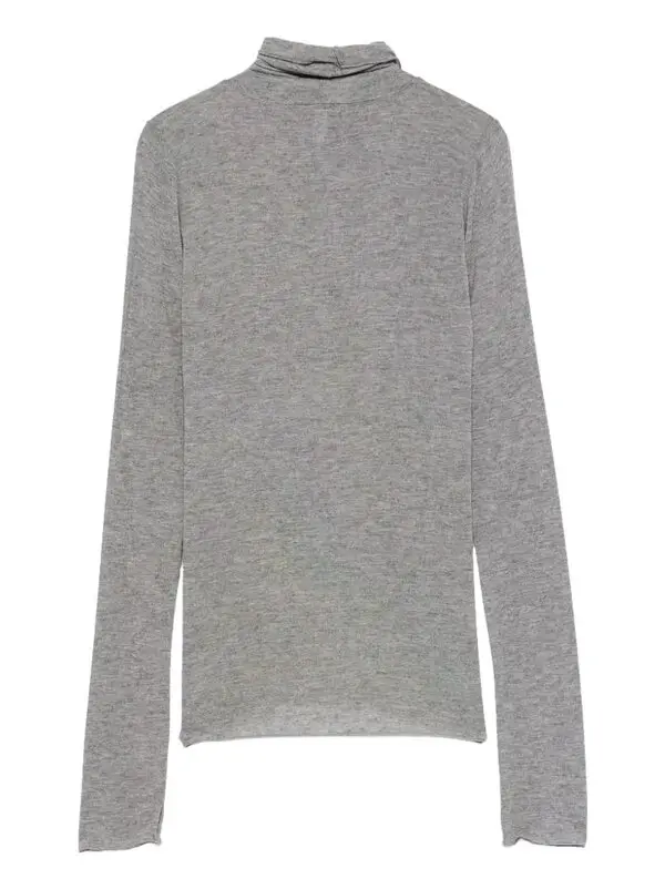 DANIELE FIESOLI Cashmere-blend Roll-neck Knit - Grey