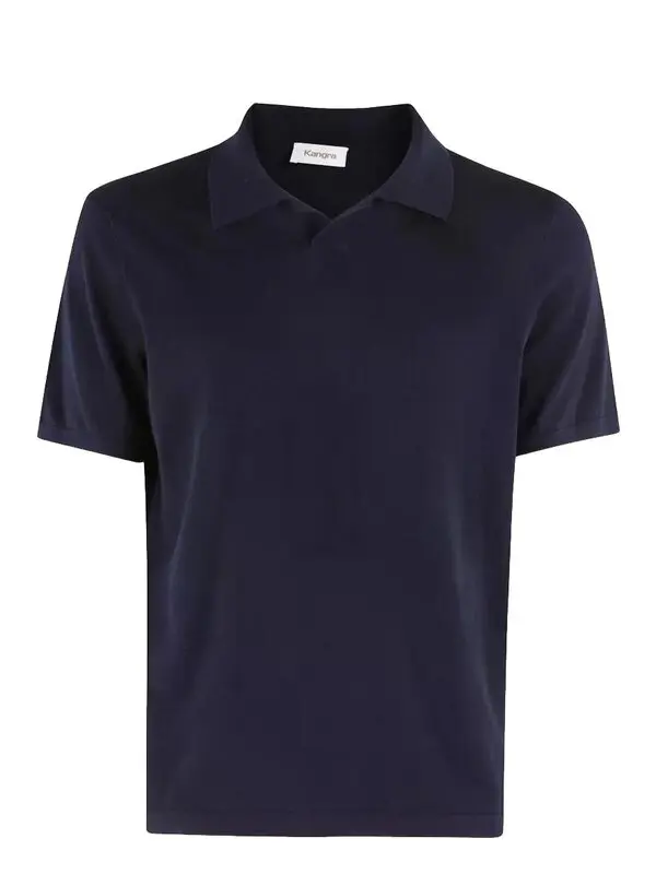 KANGRA Short-sleeve Polo Shirt - Blue