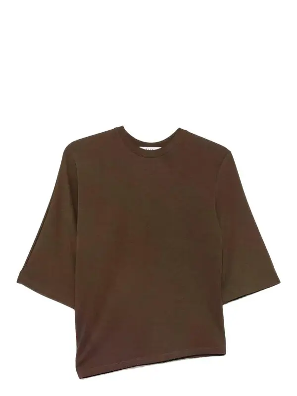 ELEH Round-neck T-shirt - Brown