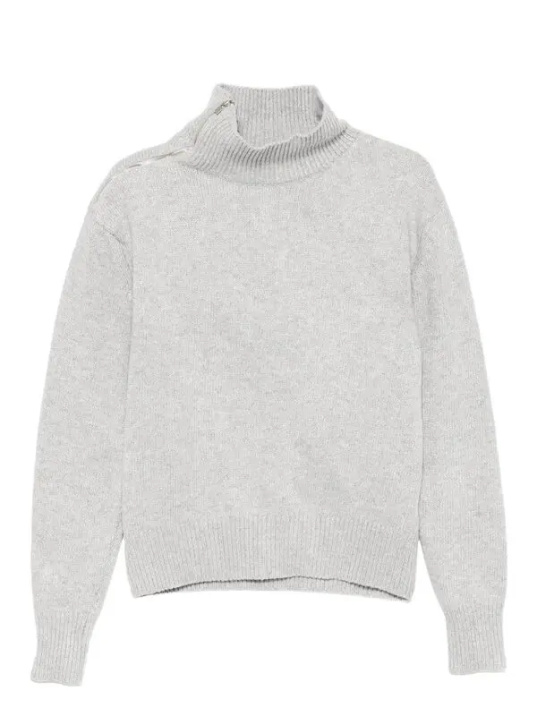 Source Unknown Konny Zipped Sweater - Grey
