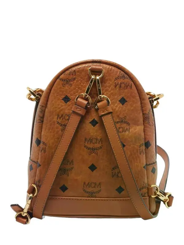 Mcm Mini Patricia Visetos Backpack - Brown