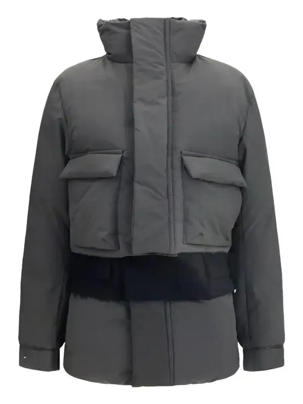 Sacai Layered Puffer Jacket - Grey