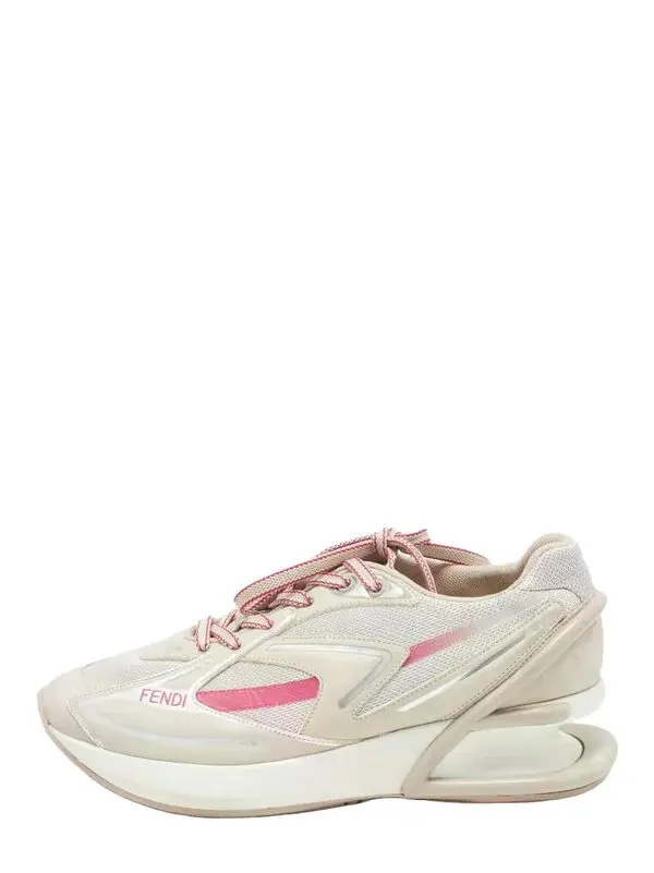 Fendi First Lace-up Sneakers - Neutrals
