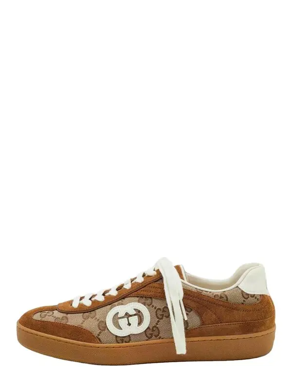 Gucci G75 Gg Monogram Sneakers - Brown