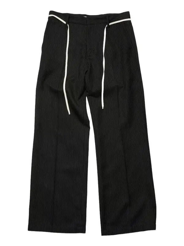 STOCKHOLM SURFBOARD CLUB Sune Pinstripe Trousers - Black