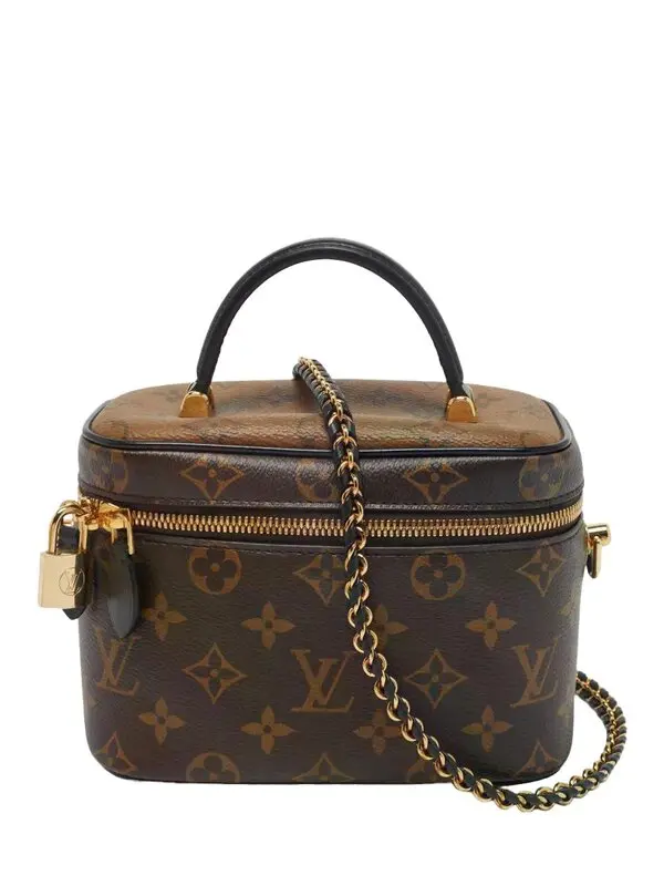 LOUIS VUITTON Monogram Reverse Canvas Pm Vanity Shoulder Bag - Brown