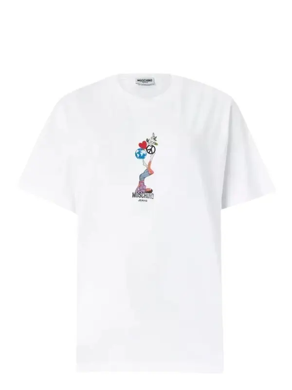 Moschino Graphic-print T-shirt - White
