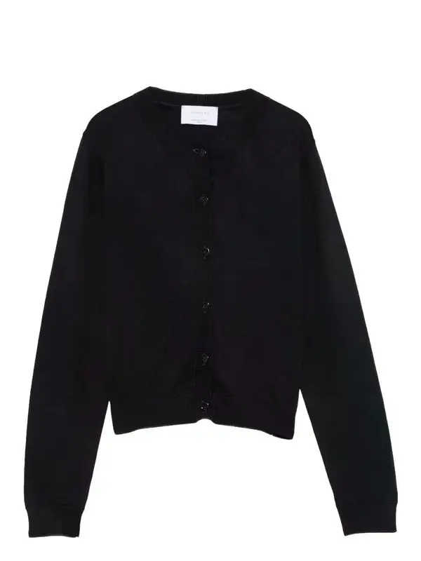DANIELE FIESOLI Fine-knit Button-up Cardigan - Black