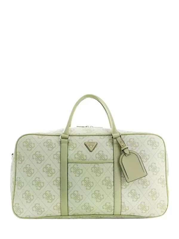 Guess Logo Berta Weekender Duffle Bag - Green