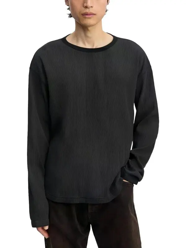ANOTHER ASPECT Ribbed-knit Sweater - Black