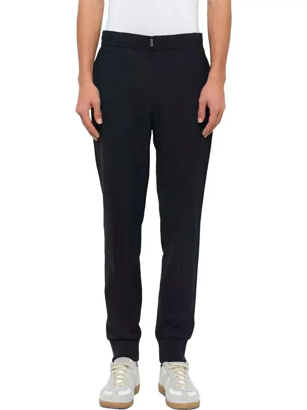 WOOYOUNGMI Cuffed Track Pants - Black