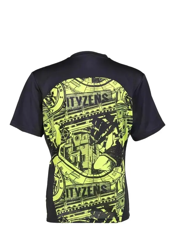 PROTOTYPES Graphic-print Football T-shirt - Yellow