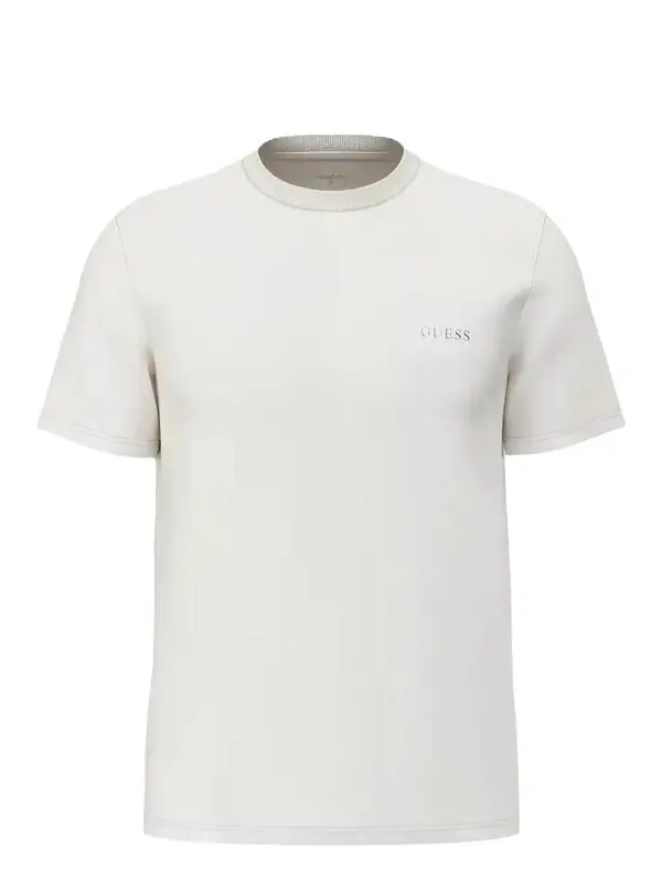 Guess Logo-print Crew-neck T-shirt - Neutrals