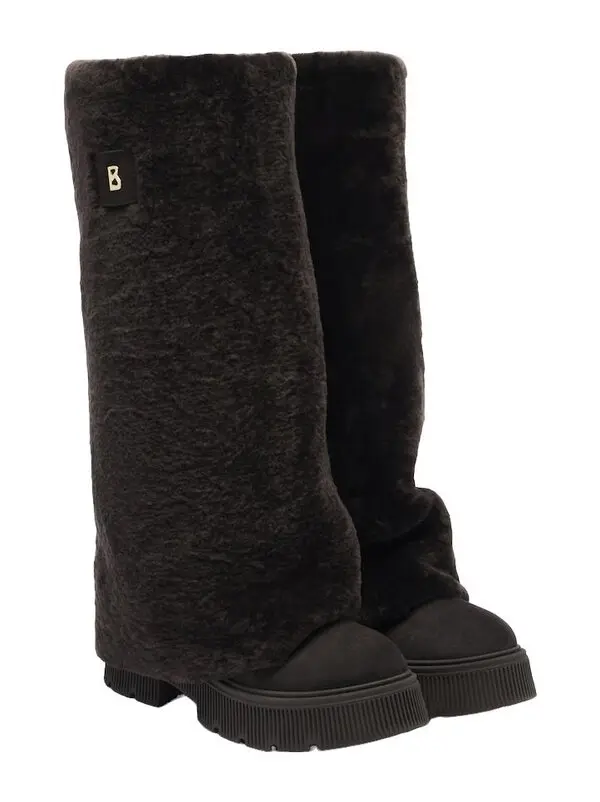 Bogner Turin Shearling Knee-high Boots - Brown