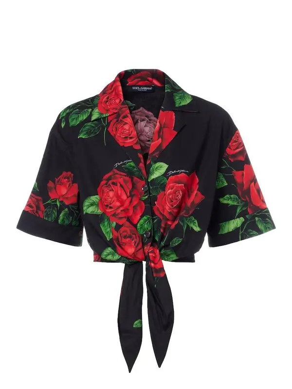 Dolce & Gabbana Floral Cotton Shirt - Multicoloured