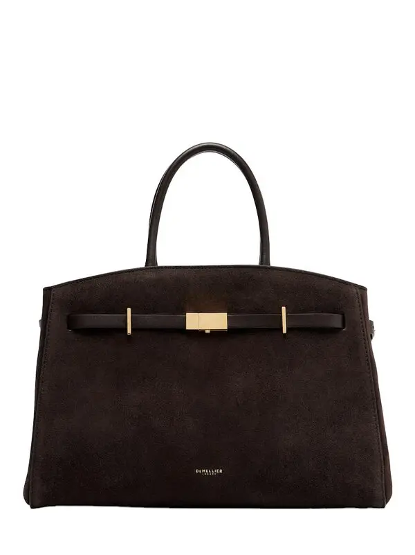 DEMELLIER Hudson Suede Tote Bag - Brown