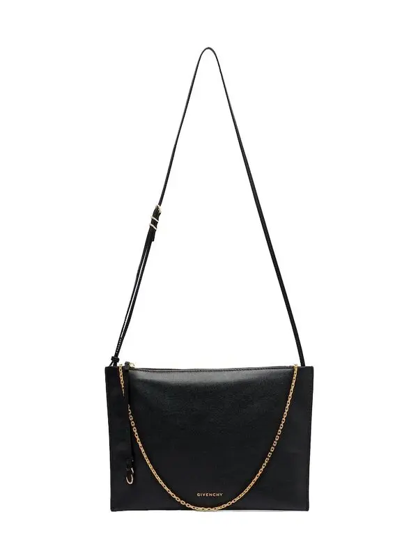 Givenchy Voyou Mini Embellished Leather Pouch - Black