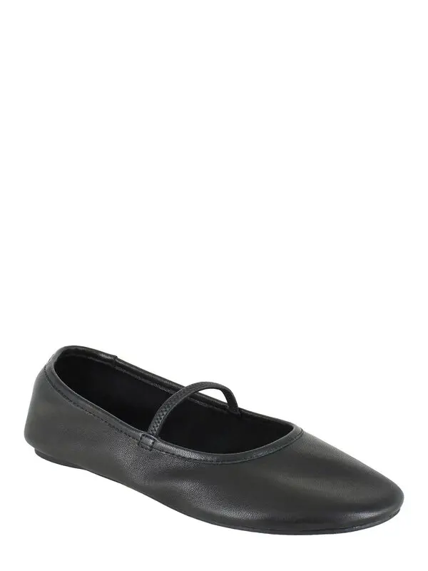 Splendid Bella Leather Ballet Flat - Black
