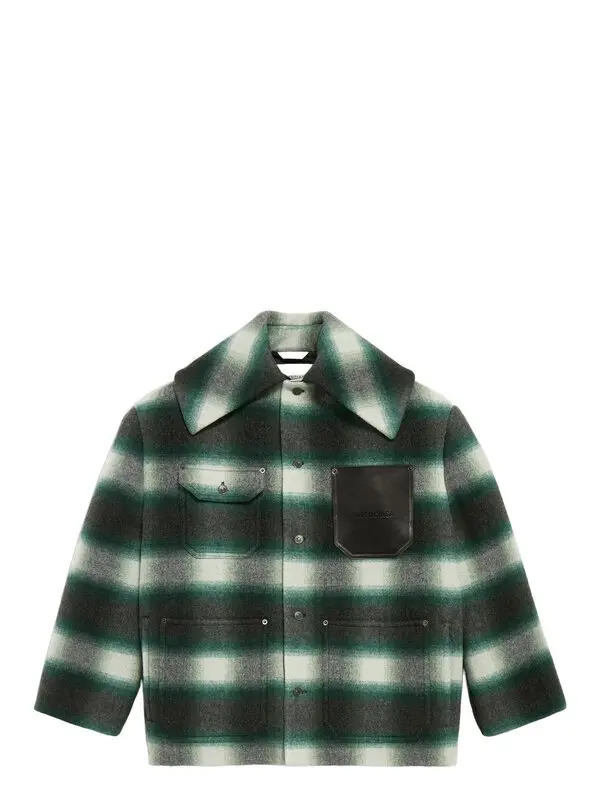 Balenciaga Workwear Cocoon Outerwear - Green