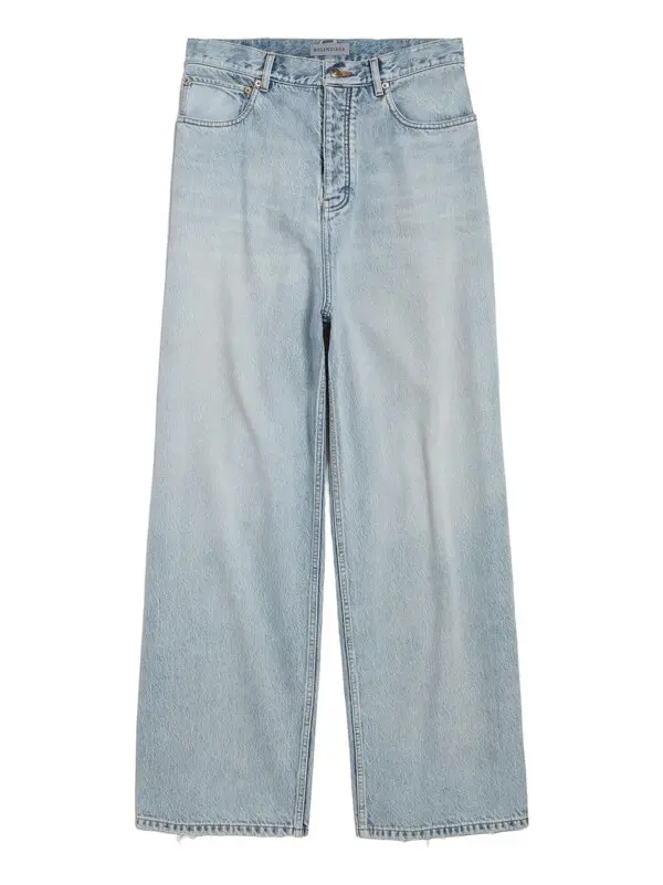 Balenciaga Baggy Fit Jeans - Blue