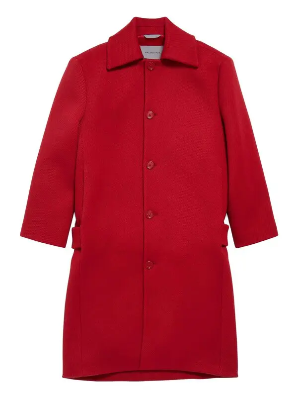 Balenciaga Double Carcoat - Red