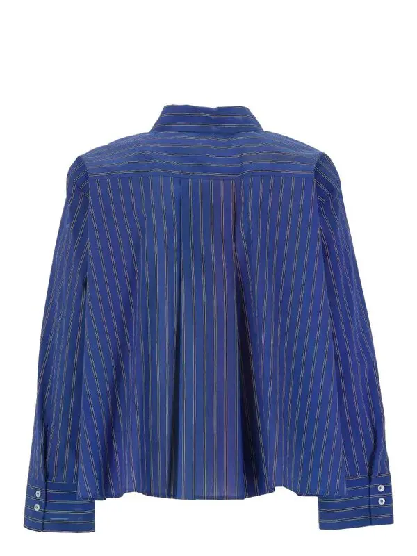 Marella Vertical Stripe Shirt - Blue