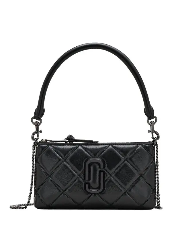Marc Jacobs Quilted Snapshot Convertible Shoulder Bag - Black