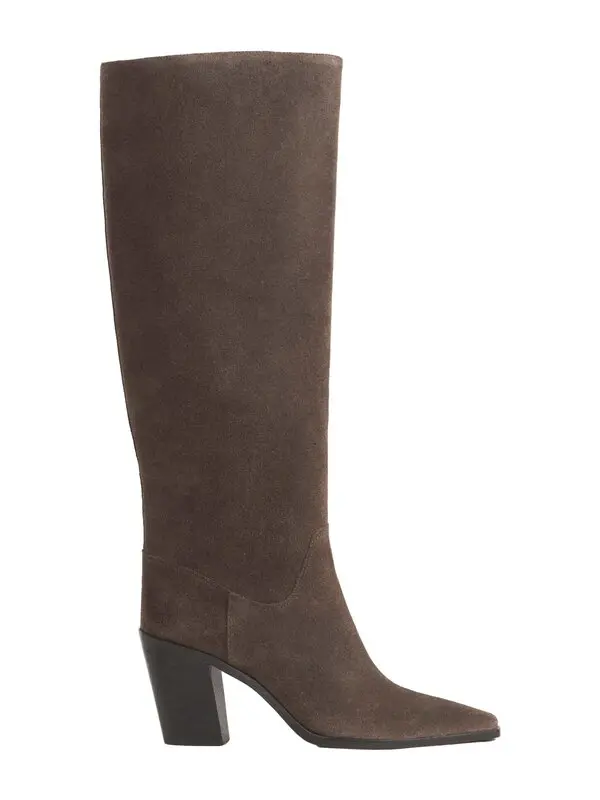 REFORMATION Dominique High Knee Boot - Grey