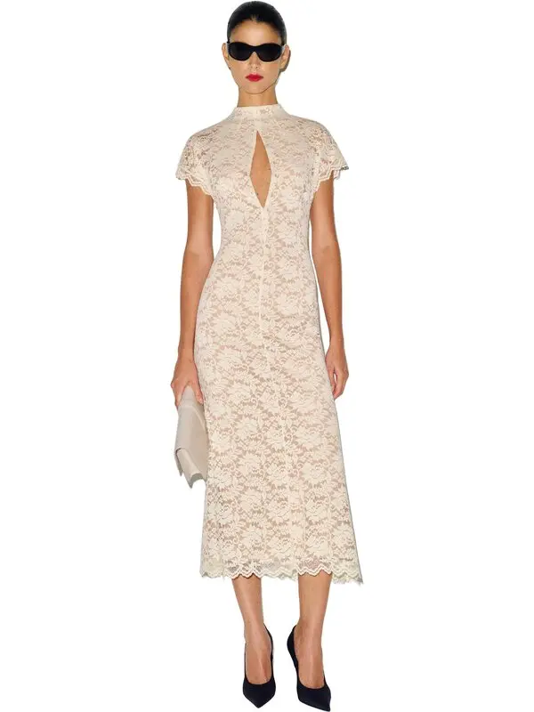 REFORMATION Yessica Lace Dress - Ivory