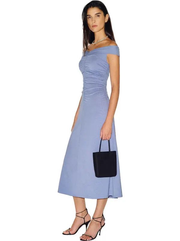 REFORMATION Laura Knit Dress - Blue