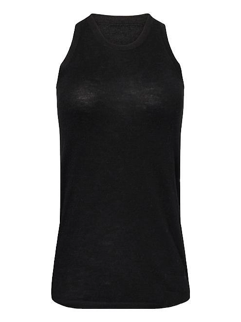 Frenckenberger Cashmere Tank Top - Black