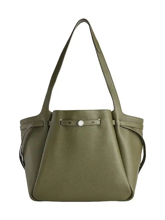 Tory Burch Romy Leather Tote Bag - Leccio